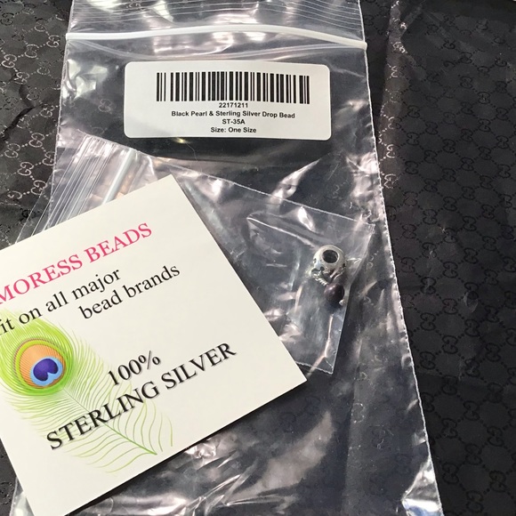 Moress Beads | Jewelry | Moress Beads New Black Pearl Sterling Drop ...
